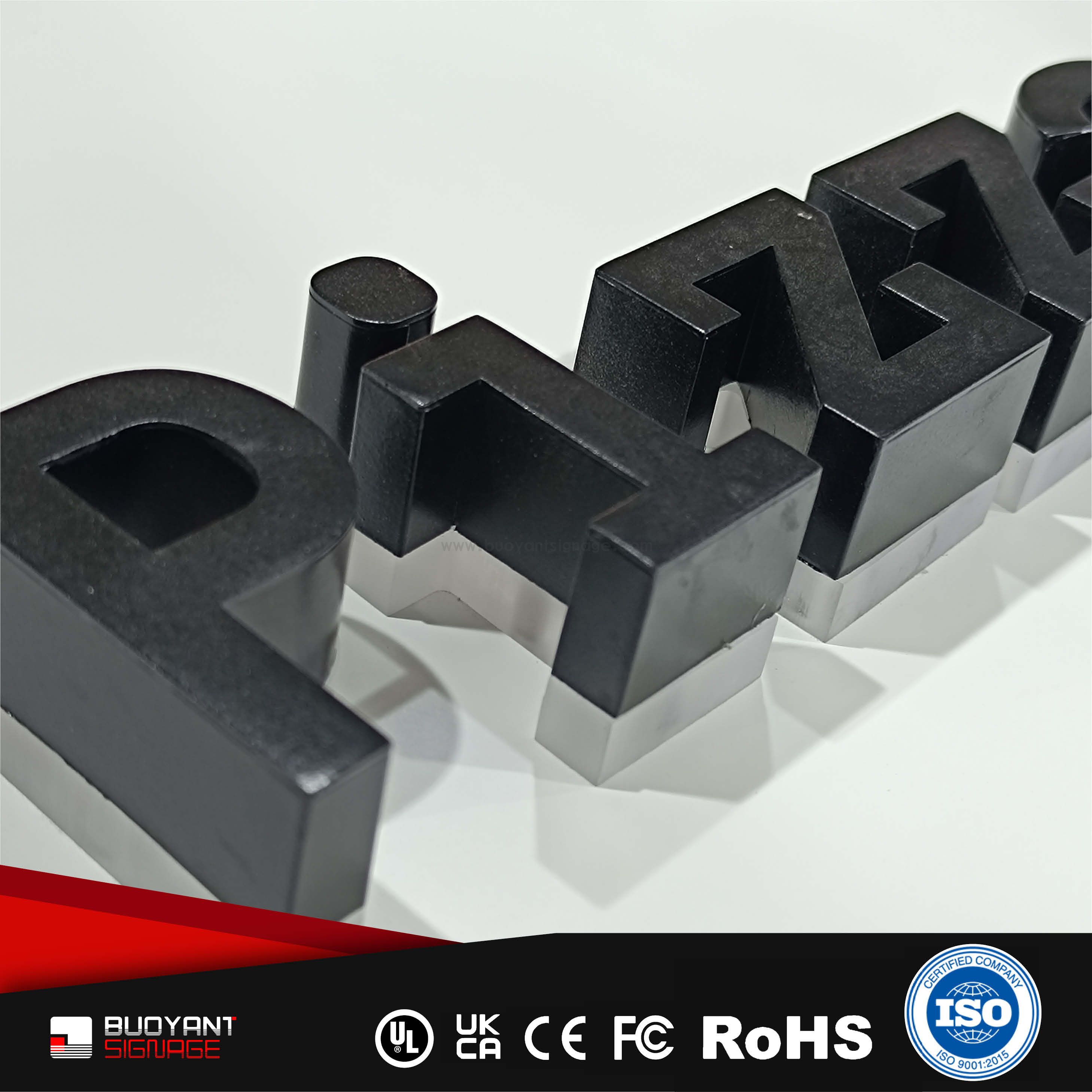 Professional Custom Brand Logo LED Backlit Signs with Backboard for ...