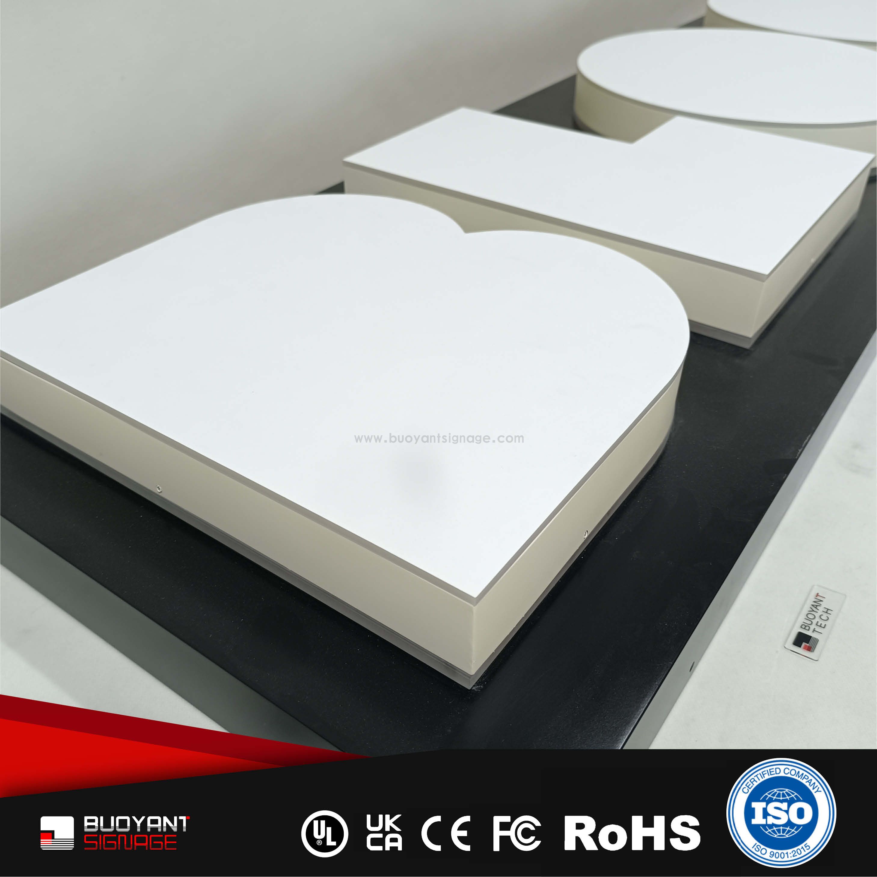 Professional Custom Front & Back Lit Signs with Backboard for ...