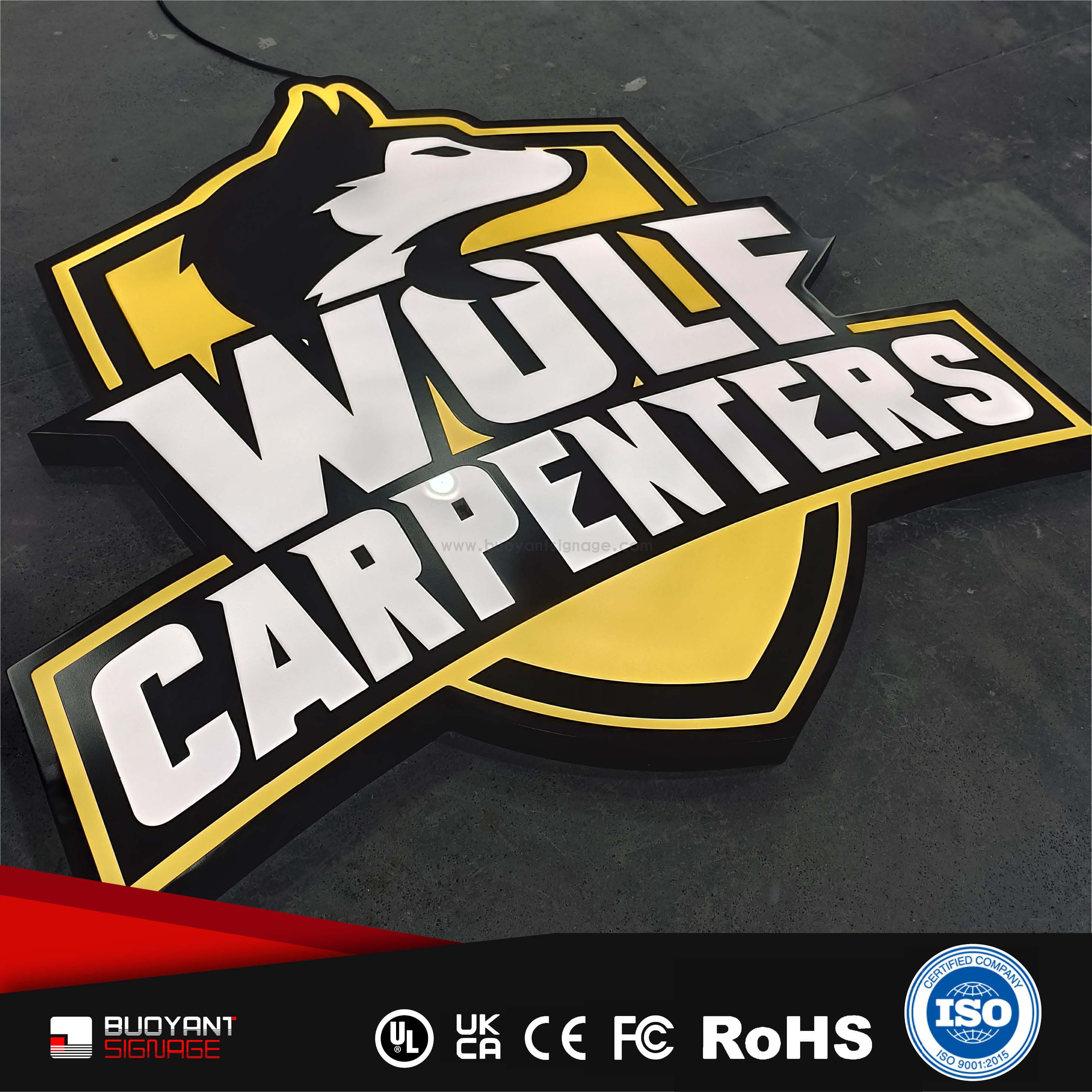 Professional Custom Brand Sign LED Face Trim Cap Signs for Brand Visual ...