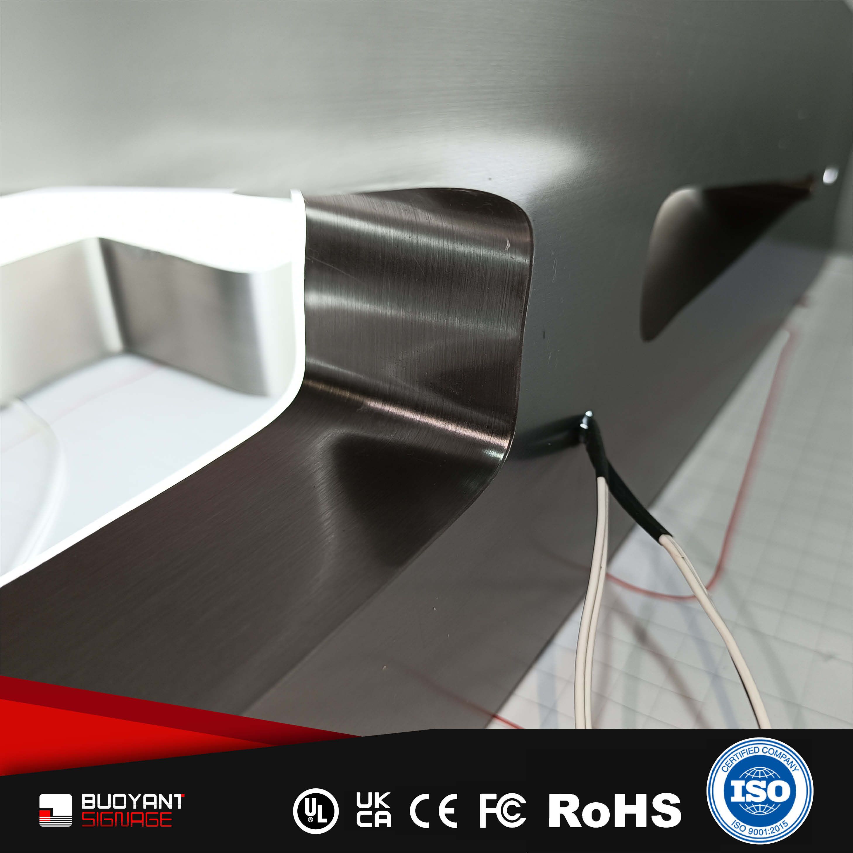 Professional Custom Enterprise Logo Sign LED Face Trim Cap Signs for ...