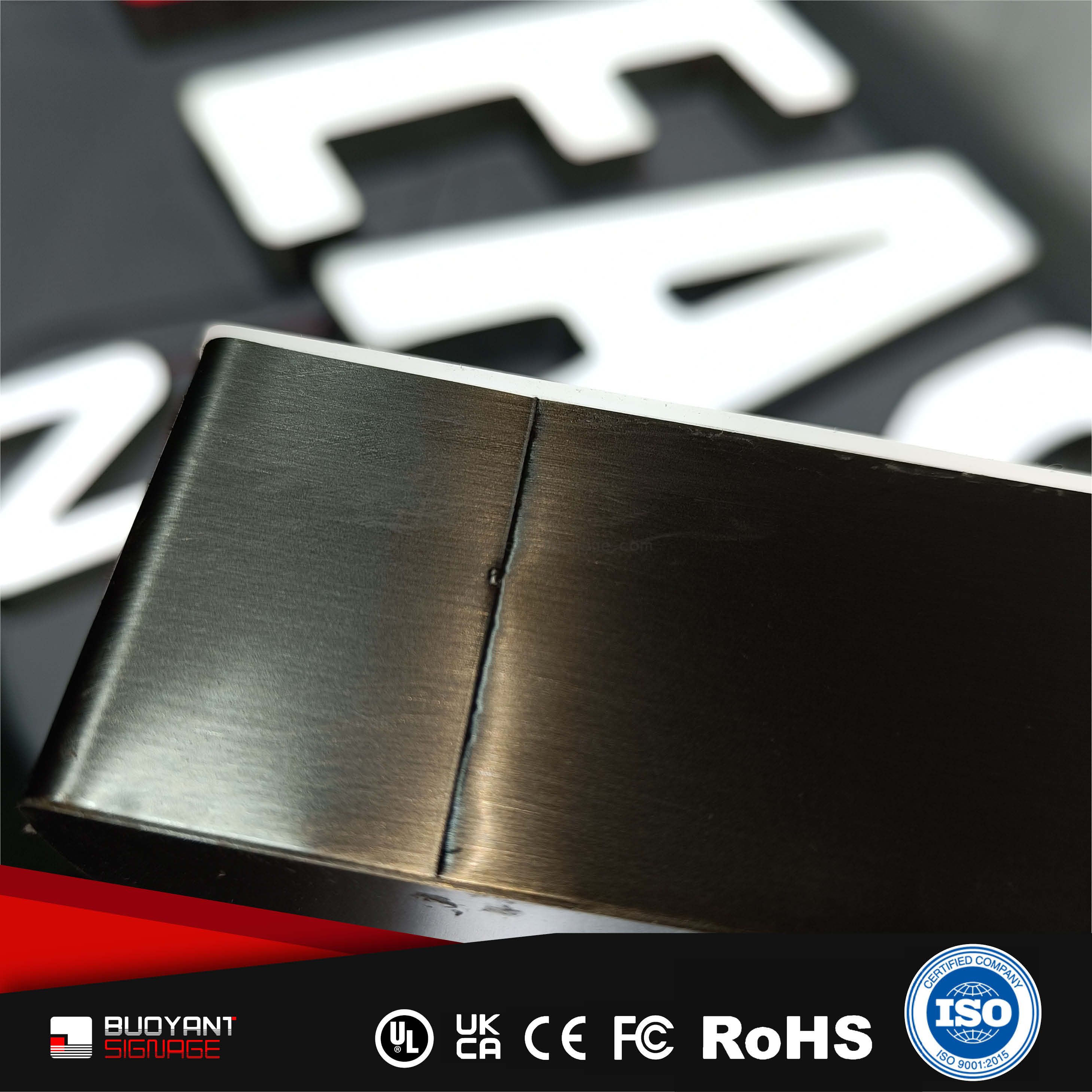 Professional Custom Enterprise Logo Sign LED Face Trim Cap Signs for ...