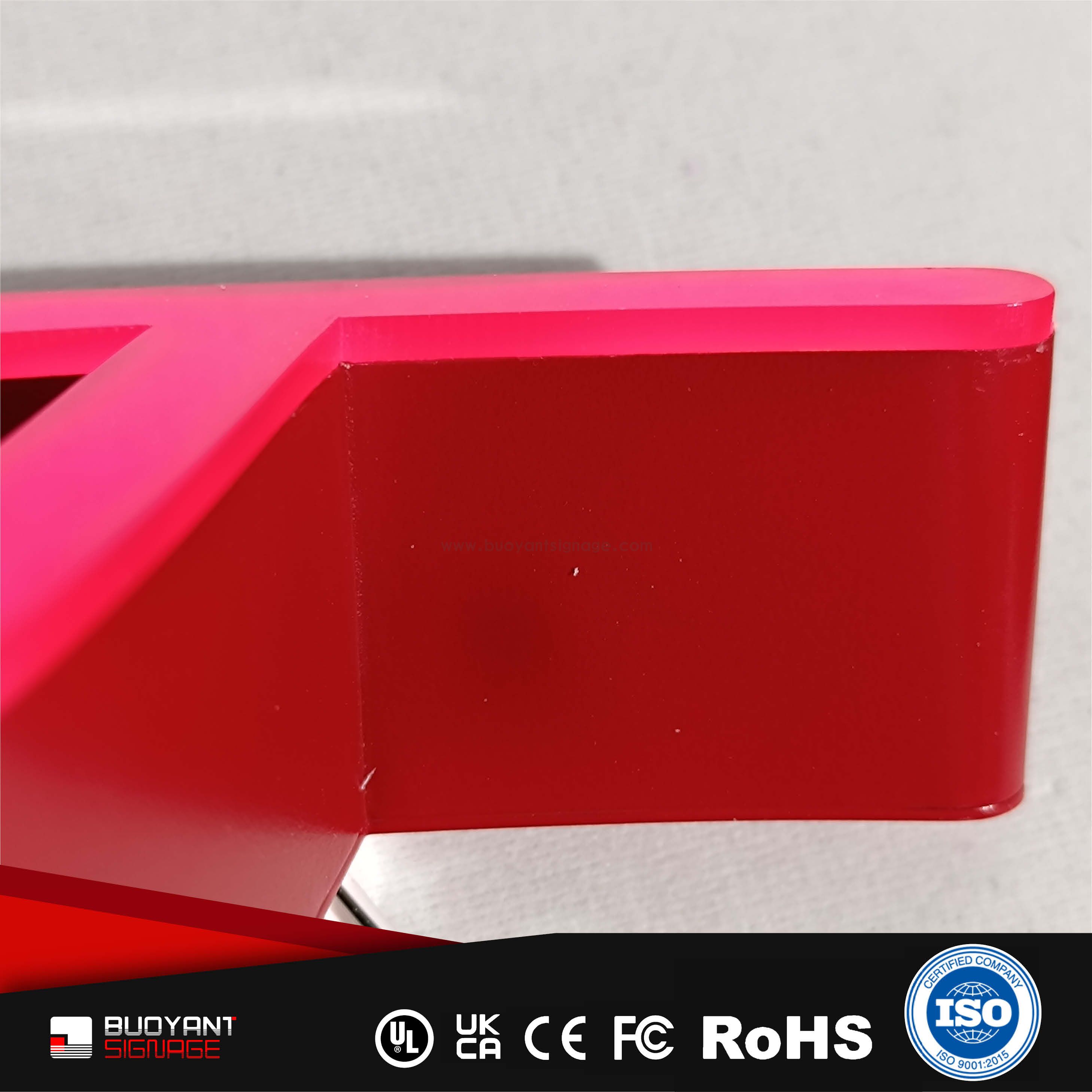 Professional Custom Brand Sign LED Rimless Frontlit Signs for ...