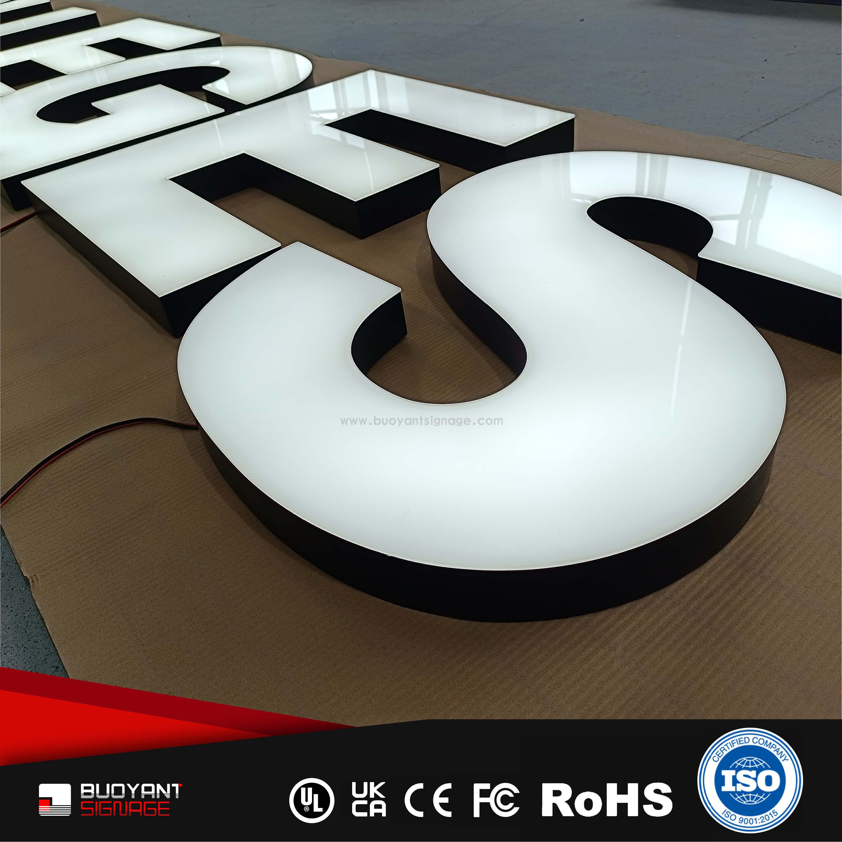 Professional Custom Creative-shaped LED Rimless Lit Signs for ...