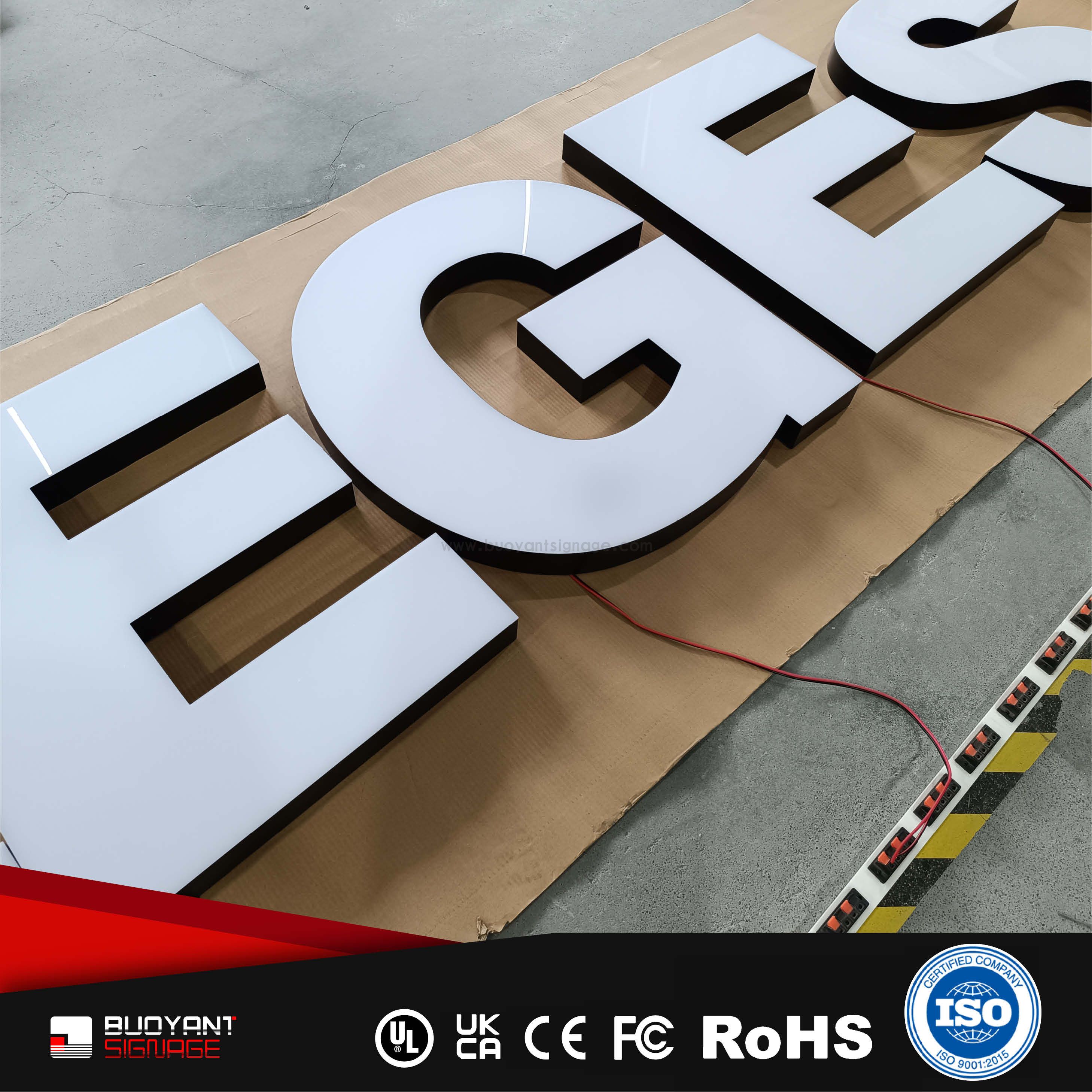 Professional Custom Creative-shaped LED Rimless Lit Signs for ...