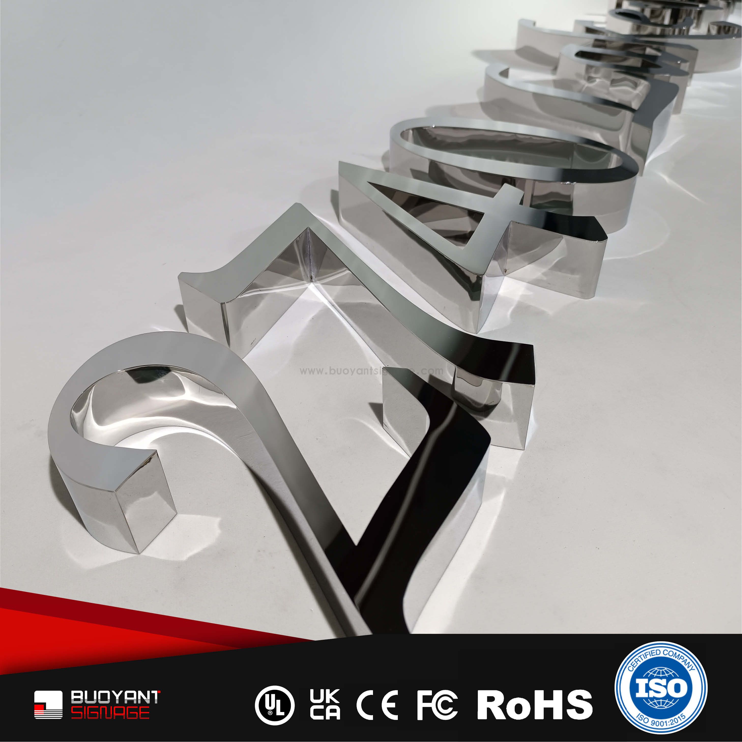 Professional Custom Artistic Shape Non-Illuminated Hollow Signs for ...