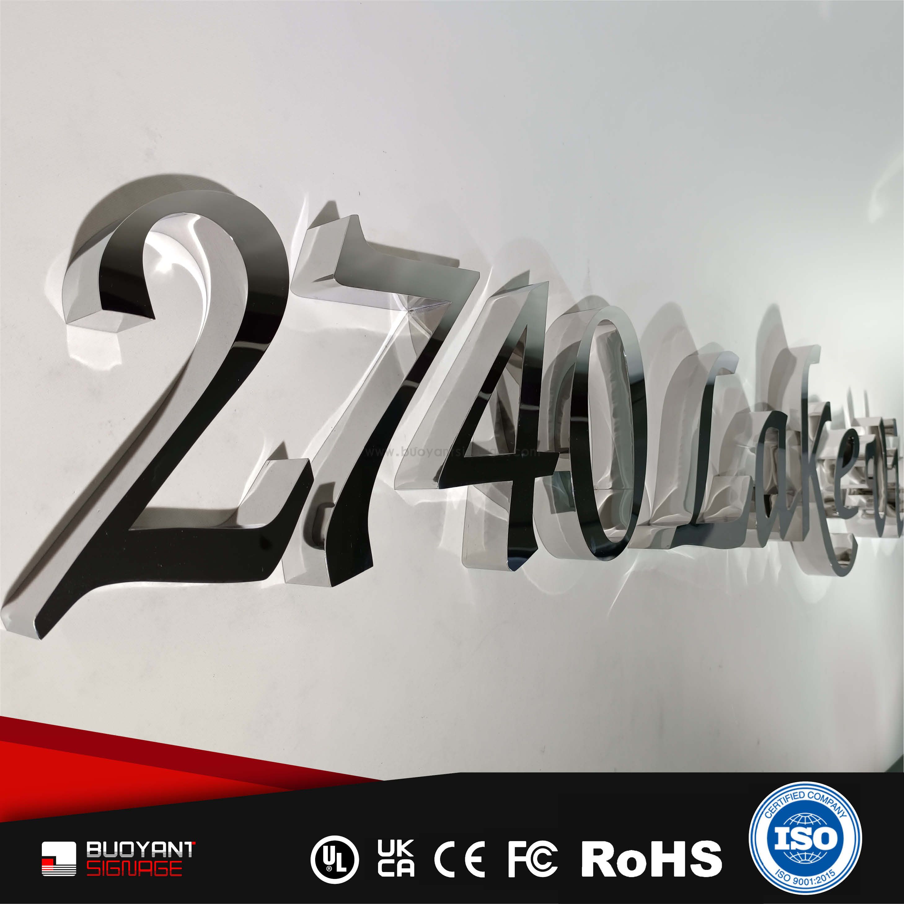 Professional Custom Artistic Shape Non-Illuminated Hollow Signs for ...