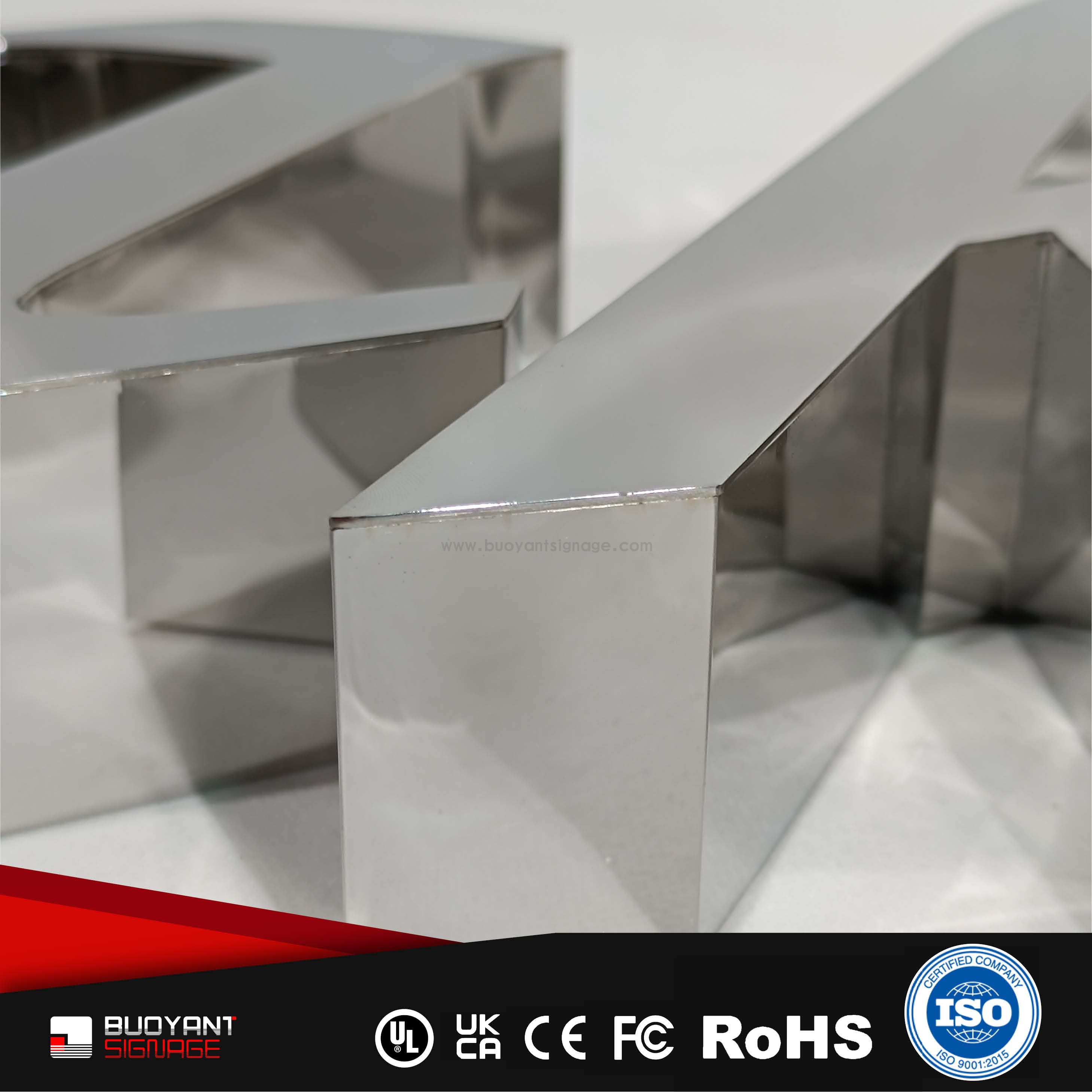 Professional Custom Artistic Shape Non-Illuminated Hollow Signs for ...